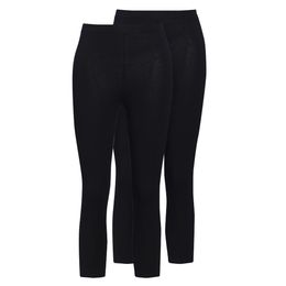 Gina 2 Damen 3/4-Leggings unifarben