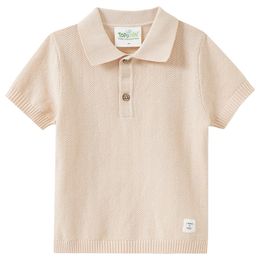 Topomini Baby Poloshirt mit Strickstruktur
