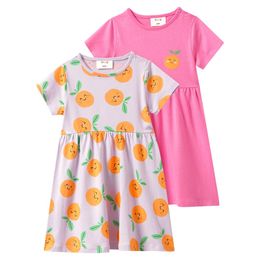 Topomini 2 Baby Kleider mit bunten Motiven