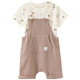 Topomini Newborn Set mit Latzhose und T-Shirt