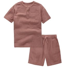 Topolino Jungen Musselin-Set mit Shirt und Shorts