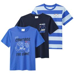 Yigga 3 Jungen T-Shirts in verschiedenen Dessins