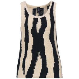 Gina Damen Stricktop aus B&auml;ndchengarn