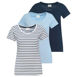 Gina 3 Damen T-Shirts im Basic-Look
