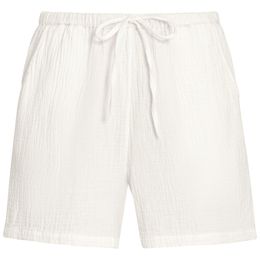Gina Damen Musselin-Shorts in Unifarben
