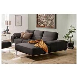 Ecksofa W.Schillig "run, Designsofa mit tollem Sitzkomfort, L-Form", braun (mocca z73), B:279cm H:88cm T:178cm, Longlife Xtra-Leder Z73: Naturwalkleder der Luxusklasse aus den erlesensten Rohh&auml;uten. Hautst&auml;rke 1, 1 &ndash; 1, 3 mm;ROHLEDER Jacquard-Flachgewebe Q2 W60 (63% Polyester, 37% Polyacryl);ROHLEDER Chenille-Flachgewebe Q2 W77 (68% Polyacryl, 32% Polyester);Stoff S37 (100% Polyester), Sofas, Ecks
