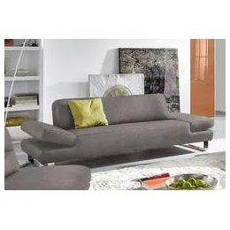 2-Sitzer W.Schillig "taboo Designsofa mit hohem Sitzkomfort", braun (sesame s22), B:202cm H:76cm T:91cm, Flachgewebe S22 (100% Polyester);Stoff S37 (100% Polyester): Luxus-Microfaser in Lederoptik;Longlife Xtra-Leder Z59: Glattleder mit modischer Pr&auml;gung. Hautst&auml;rke 0, 9 - 1, 1 mm;Longlife Xtra-Leder Z69: Das feinnarbige, gedeckte Softleder Z69 besticht durch seine au&szlig;ergew&ouml;hnliche Weichheit im tr