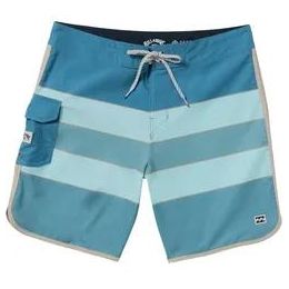 Boardshorts Billabong "73 Pro 17", Herren, Gr. 38(XXL), blau (dusty blau), Obermaterial:90% Microfaser, 10% Elasthan;, Hosen