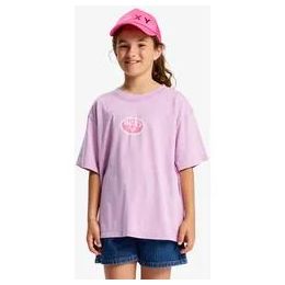T-Shirt Roxy "EVEOVERSIZE WASHED", Kinder, Gr. 16 (170/176), crocus petal, Single Jersey, Obermaterial: 100% Baumwolle, Shirts T-Shirt, f&uuml;r Kinder und Jugendliche, sportlicher Stil, aus Baumwolle