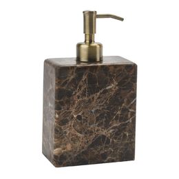 Aquanova Seifenspender Hammam, Braun, Stein, 10x17.5x6 cm, Badaccessoires, Waschplatzzubeh&ouml;r, Seifenspender
