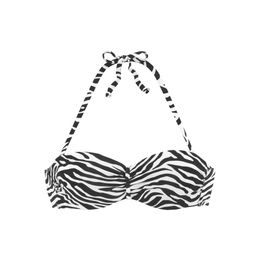 Venice Beach Bikinitop Damen Gr&ouml;&szlig;e 75 schwarz / wei&szlig;