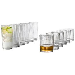 Nachtmann Gl&auml;serset Aperitivo, Klar, Glas, 12-teilig, 28.1x24.5x28.1 cm, Made in Germany, Essen & Trinken, Gl&auml;ser, Gl&auml;ser-Sets