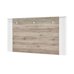 Wandpaneel La Vita - holzfarben - Glas - 190 cm - 93 cm - cm 20,0 - Sconto