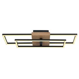 Globo Lighting Deckenleuchte schwarz Ma&szlig;e (cm): B: 60 H: 10 T: 15.0 &raquo; H&ouml;ffner