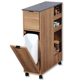 Kesper Eckregal, Braun, Natur, Holzwerkstoff, Holzoptik, 25x86x60 cm, Wohnzimmer, Regale, Eckregale