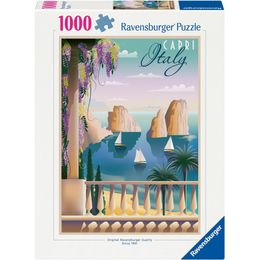 Puzzle Ravensburger "Postkarte aus Capri", bunt, Puzzles, KinderB:50cm H:70cm, Pappe, Made in Germany, B:50cm H:70cm