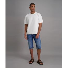 Shorts "ROUVEN shorts", Damen, Gr. 33, N-Gr, blau used buffies, Denim/Jeans, Obermaterial: 98% Baumwolle, 2% Elasthan, Pioneer Authentic Jeans, regular fit kniefrei, Hosen Shorts, Sommerhose im Five-Pocket Style