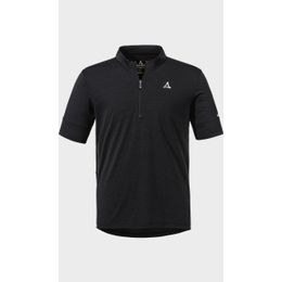 Sch&ouml;ffel Radtrikot SCH&Ouml;FFEL "CIRC Shirt Style Pinega MNS", Herren, Gr. 56, schwarz (9990, schwarz), Oberstoff: 100% Polyester, Trikots