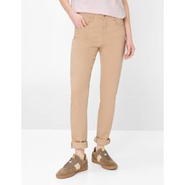 5-Pocket-Jeans Brax "Style MARY", Damen, Gr. 36, Normalgr&ouml;&szlig;en, hellbeige, Denim/Jeans, 45% Baumwolle, 44% Lyocell, 9% Elastomultiester, 2% Elasthan, Jeans 5-Pocket-Jeans