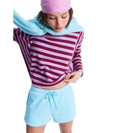 Bermudas Roxy "Surf Stoked", Damen, Gr. L, tanager turquoise, Obermaterial:80% Baumwolle, 20% Polyester., Hosen Bermudas