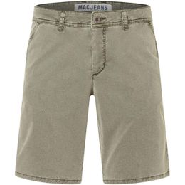 Bermudas MAC "Liam Bermuda", Herren, Gr. 32, N-Gr, leaf gr&uuml;n ppt, Twill, Obermaterial: 62% Lyocell, 35% Baumwolle, 3% Elasthan, Hosen Bermudas, in gewaschener Optik, Twillqualit&auml;t