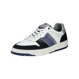 Sneaker Bullboxer "Bullboxer Sneaker Leder", Herren, Gr. 41, navy, wei&szlig;, Leder, Schuhe Sneaker