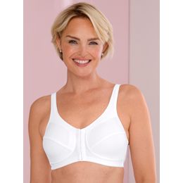 w&auml;schepur B&uuml;gelloser BH W&Auml;SCHEPUR, Damen, Gr. 100, Cup D, wei&szlig;, 86% Polyester, 10% Elasthan, 4% Baumwolle, BHs