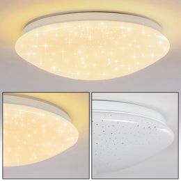 hofstein Norton Star Deckenleuchte LED Wei&szlig;, 1-flammig