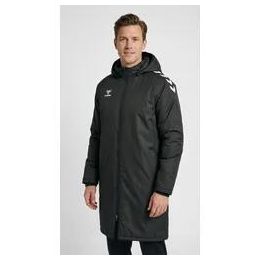 Stadionjacke Hummel, Herren, Gr. M, schwarz, Obermaterial: 100% Polyester, B&uuml;ndchen, Jacken, w&auml;rmend & winddicht