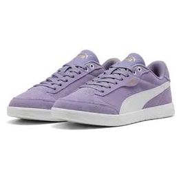 Sneaker Puma "VIKKY STAR SD", Damen, Gr. 40, lila luster, Puma wei&szlig;, Leder, Schuhe Sneaker, f&uuml;r sportlichen Look im Alltag, aus Leder, mit Textil-Innenmaterial