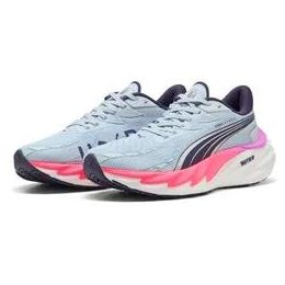 Laufschuh Puma "VELOCITY NITRO 4 X HYROX WNS", Damen, Gr. 42, lucite, pure pink, deep plum, Textil, Schuhe Laufschuh, f&uuml;r dynamische Aktivit&auml;ten, mit abriebfester Gummilaufsohle