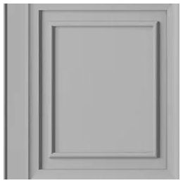 Vliestapete Laura Ashley "Redbrook Wood Panel", silber, B:0,52m L:10m, Vlies, Tapeten, 10mx52cm