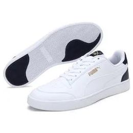 Sneaker Puma "Puma Shuffle", Herren, Gr. 42, wei&szlig;, schwarz, Synthetik, Schuhe Sneaker, sportlicher Stil, niedrige Schuhh&ouml;he, Schn&uuml;rung
