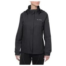 Fahrradjacke Vaude "Women's Escape Bike Light Jacket", Damen, Gr. 38, schwarz, Web, Obermaterial: 100% Polyester. Futter: 100% Polyamid. Netzfutter: 100% Polyester, unifarben, regular fit normal, Rundhals, eingesetzt elastischer Bund, Jacken Fahrradjacke, f&uuml;r Radsport, Wandern und Nordic Walking, wasserabweisend, winddicht