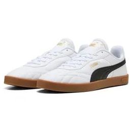 Sneaker Puma "CLUB II INDOOR", Herren, Gr. 42,5, Puma wei&szlig;, Puma schwarz, gum, Synthetik, unifarben, Schuhe Sneaker, f&uuml;r sportlichen Look, mit profiliertem Gummi-Laufsohlenprofil