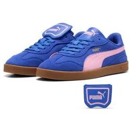 Sneaker Puma "CLUB AZURA SD", Herren, Gr. 40,5, royal sapphire, pink shimmer, Leder, unifarben, Schuhe Sneaker, f&uuml;r sportlichen Look im Alltag, mit Leder-Obermaterial