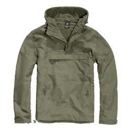 Brandit Windbreaker Anorak Oliv (Gr&ouml;&szlig;e: S)