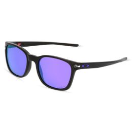 Oakley OO9018 OJECTOR | Herren-Sonnenbrille | Fassung: Vollrand, Quadratisch, Kunststoff, Schwarz Matt | Glasfarbe: Violett