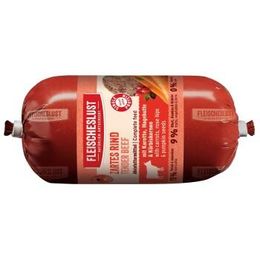 Fleischeslust Nassfutter Hund Wurst Zartes Rind mit Karotten 15x200 g