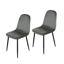 HTI-Living Stuhl Savannah Velvet 2er-Set