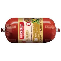 Fleischeslust Nassfutter Hund Wurst Truthahn und Pute 15x200 g
