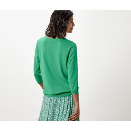 Tchibo - Feinstrickpullover mit Seide - Damen - Gr. XL - gr&uuml;n