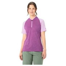 Funktionsshirt Vaude "Women's Tamaro HZ Shirt IV", Damen, Gr. 38, magenta, Obermaterial: 100% Polyester, normal, Rundhals, Shirts Funktionsshirt, Kurzarm, sportlicher Stil, f&uuml;r Radsport und Outdoor-Aktivit&auml;ten