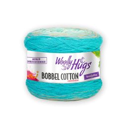 Bobbel Cotton von Woolly Hugs, T&uuml;rkis/Beige/Creme, aus Baumwolle