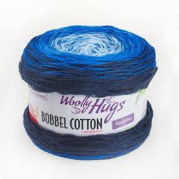 Bobbel Cotton von Woolly Hugs, Blau/K&ouml;nigsblau/Hellblau, aus Baumwolle