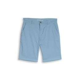 Tom Tailor Herren TTSLIM Chino Shorts, blau, Uni, Gr. 28