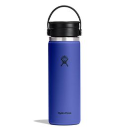 Trinkflasche Hydro Flask "20 OZ Wide Flex Sip Lid, 591 ml", capri blau, H:27,31cm, Edelstahl, Kunststoff, Trinkflaschen, Trinkflasche, Geeignet f&uuml;r alle Wide Mouth Kappen und Deckel
