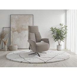 Sit & More TV-Sessel SIT & MORE "TV Lazy", taupe, B:75cm H:117cm T:85cm, 100% Polyester, Sessel, mit Herz-Waage-Positon und 3 Motoren