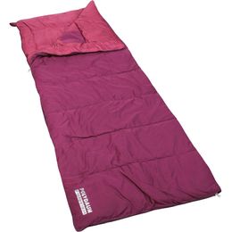 Deckenschlafsack Polydaun "Schlafsack Beach House", rot (weinrot), Schlafs&auml;cke, B/L: 80cm x 210cm, umlaufender Rei&szlig;verschluss, Obermaterial: 50% Baumwolle, 50% Polyester, L:210cm