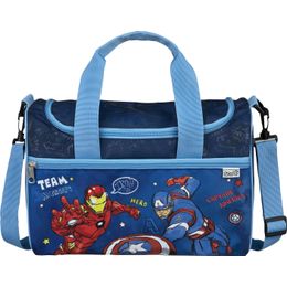 Sporttasche Scooli "Jurassic World", Kinder, Gr. B/H/T: 35cm x 23cm x 16cm, bunt (avengers), Polyester, bedruckt, Taschen Sporttasche